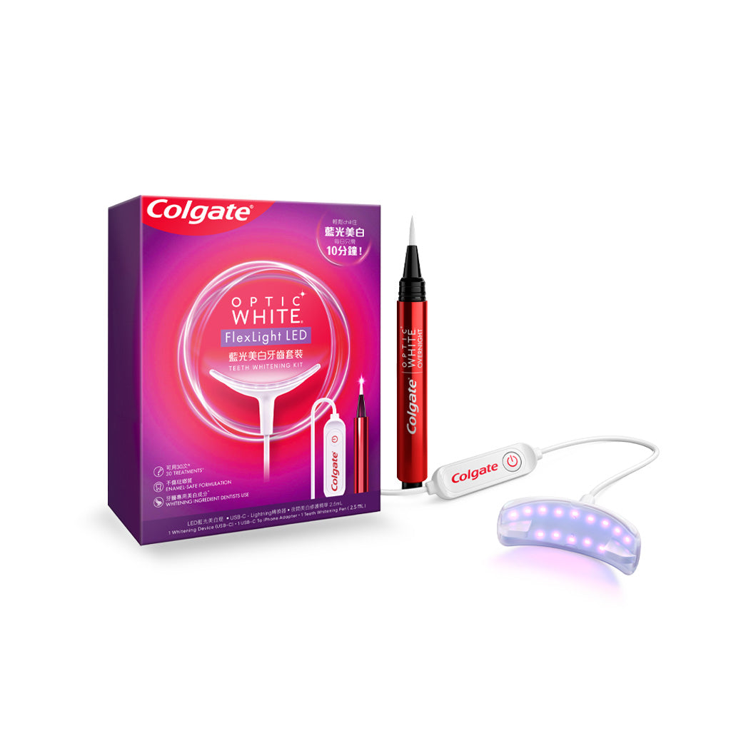 Colgate Optic White FlexLight LED Teeth Whitening Kit Each - HSHK