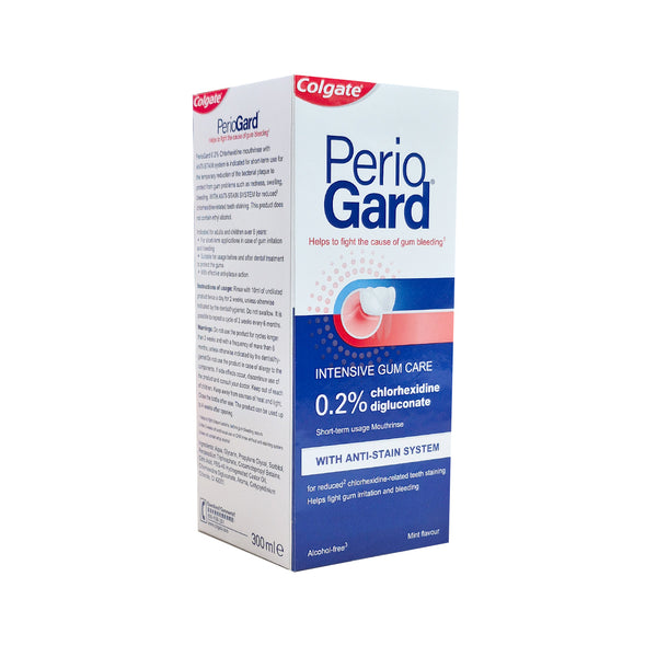 Colgate PerioGard 0.2% Mouthrinse (With Anti-Stain System) 300ml/Bottl ...