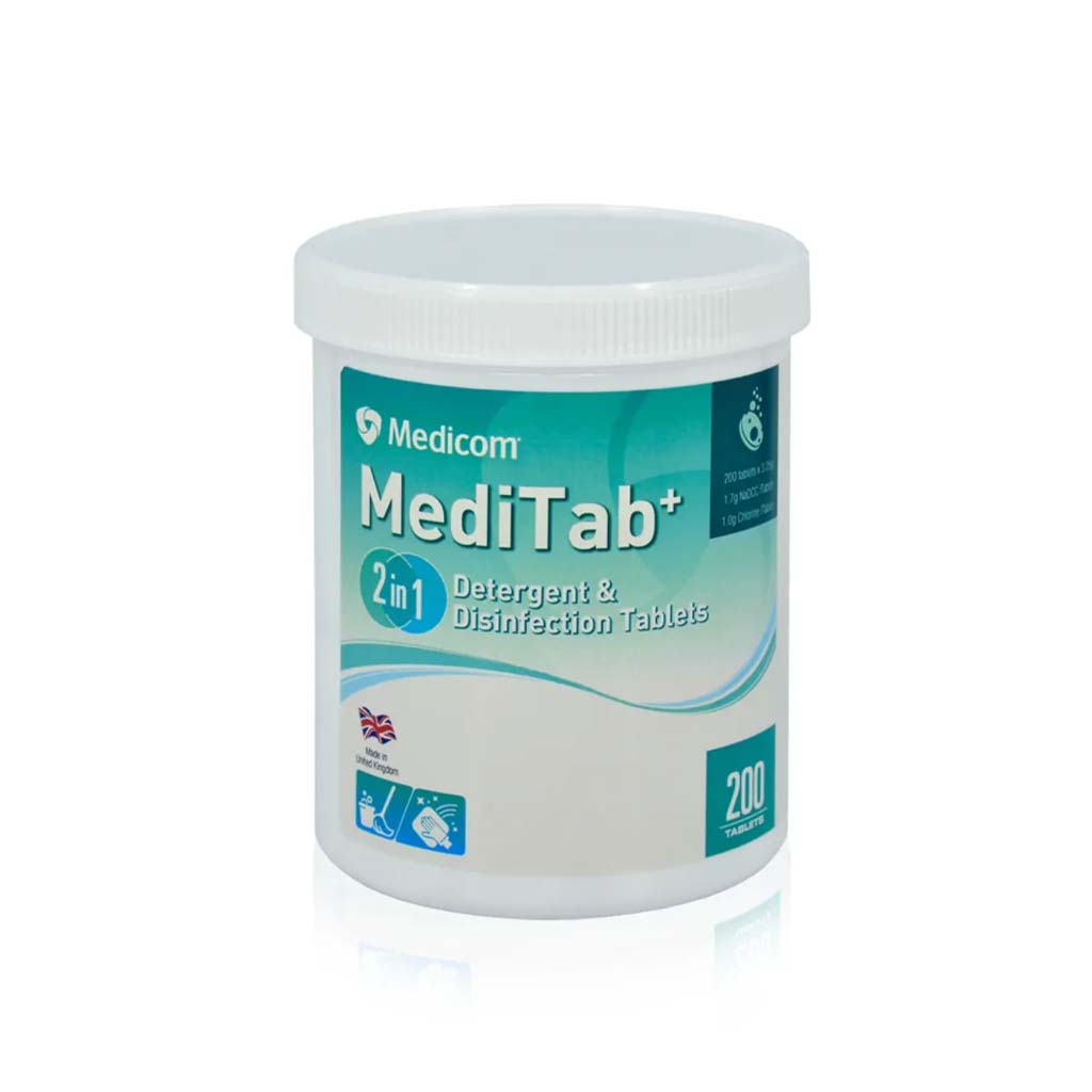 Medicom MediTab+3.25g det tablet 1.7gNaDCC 200/Each - HSHK