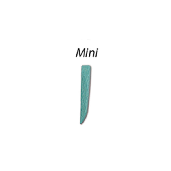 Premier Sycamore Wood Wedges Mini Light Blue 400/Box - HSHK