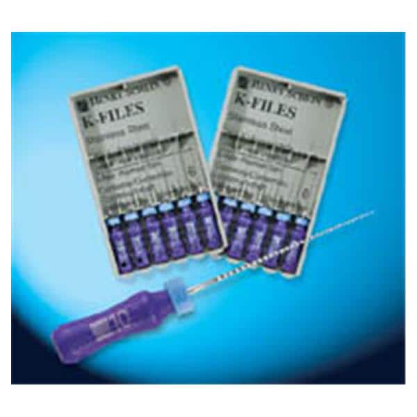 Maxima K-File Size 60 21 mm Stainless Steel Blue 6/Bx - HSHK