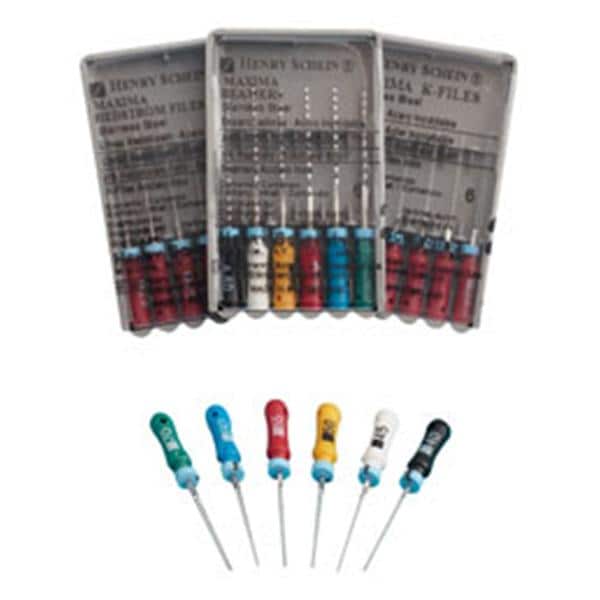 Maxima K-File Size 35 21 mm Stainless Steel Green 6/Bx - HSHK