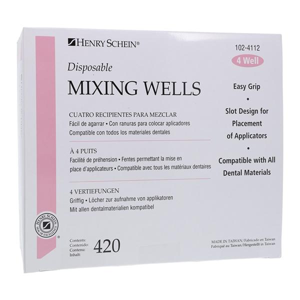 HS Mixing Wells Disposable 4 Well 420/Bx - HSHK