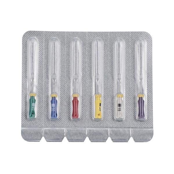 Maxima K-File Size 10-35 25 mm Assorted Sterile 6/Pk - HSHK