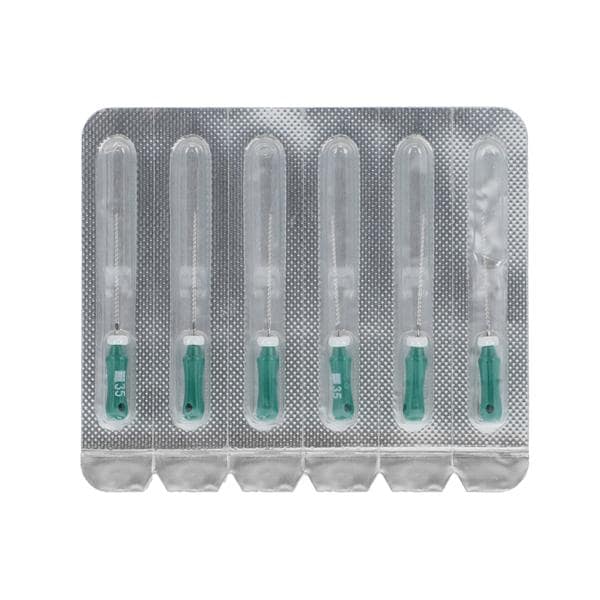 Maxima K-File Size 35 21 mm Green Sterile 6/Pk - HSHK