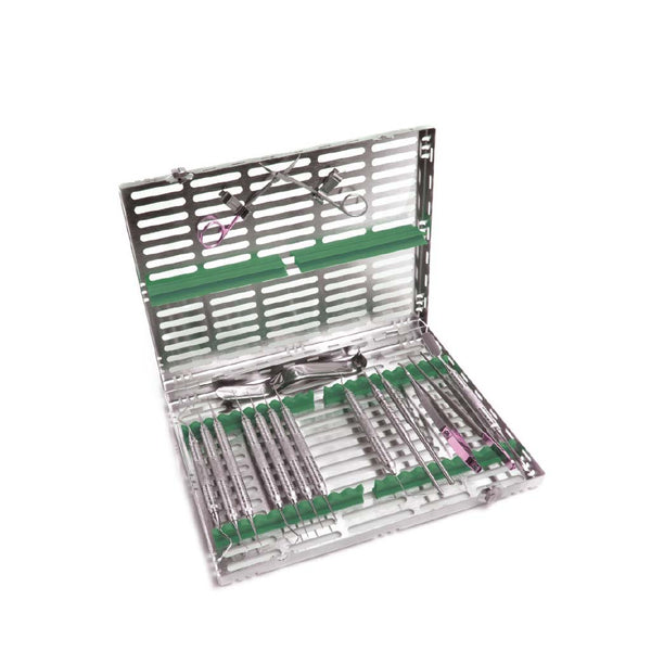 [Winter] Hu-Friedy Large Signature Series 20 Instrument Cassette Green ...