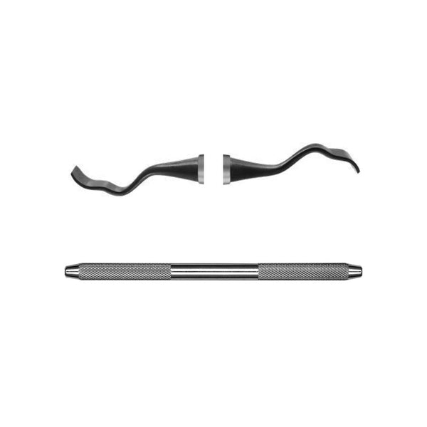 Hu-Friedy 2/3 Buser Modified Bone Scraper #10 Round Each - HSHK