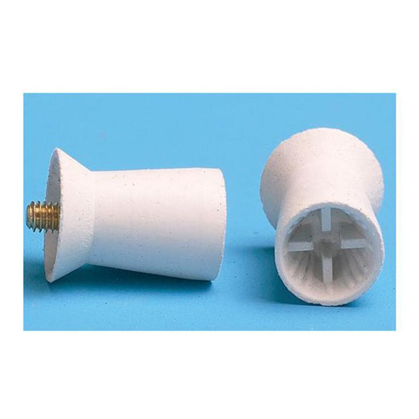 HS Prophy Cups Hard Webbed Screw Type White 36/Pack - HSHK