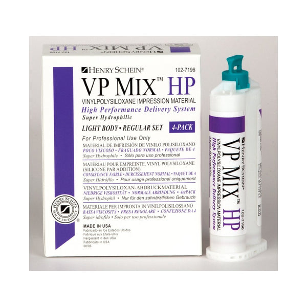 HS VP Mix HP Fast Set Light Body Green 4/Box - HSHK