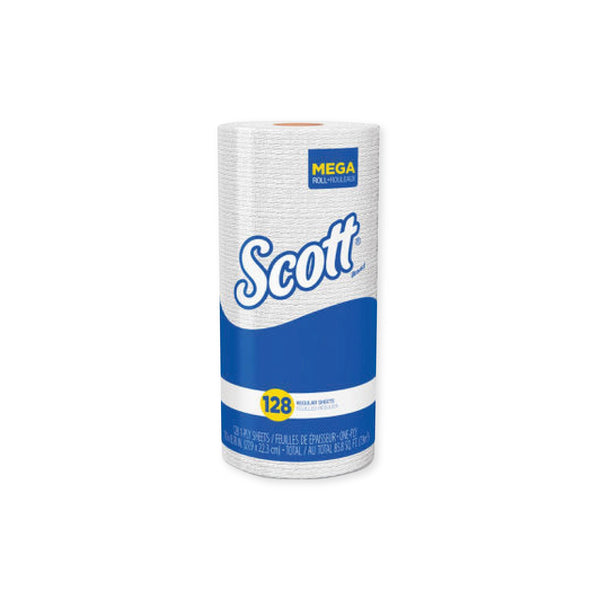 Kimberly-Clark Scott Kitchen Roll Towels 128 Sheets/Roll 20 Rolls/Case ...