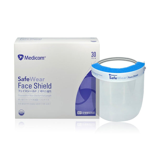 Medicom Safe+Mask Full Face Shield 30/Box - HSHK