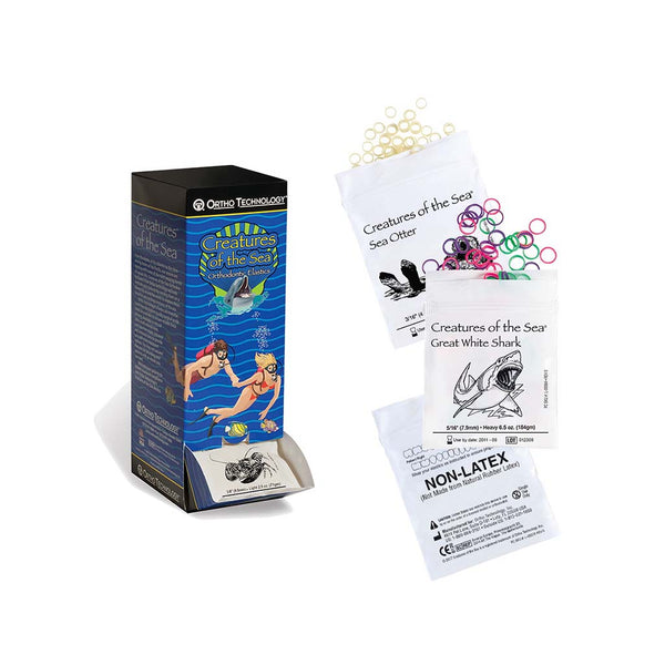 Ortho Technology Latex Elastics-Great White Shark, 5/16", 6.5oz Heavy ...