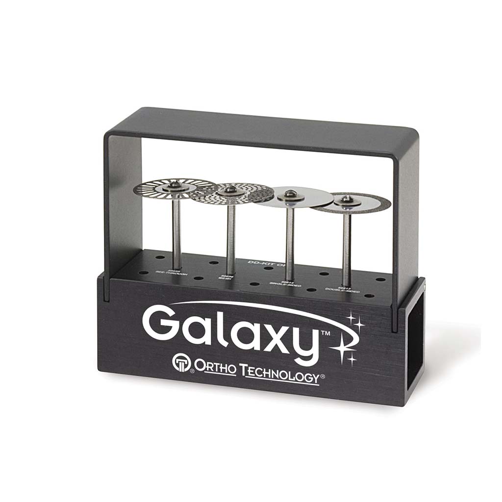 Ortho Technology Diamond 4 Discs Intro Kit with Bur Block, 22mm Kit - HSHK